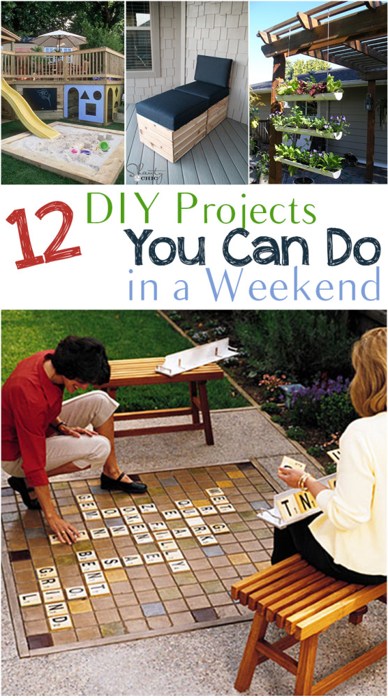 12 Outside DIY Weekend Projects • Picky Stitch