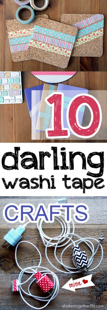10 Darling Washi Tape Crafts • Picky Stitch