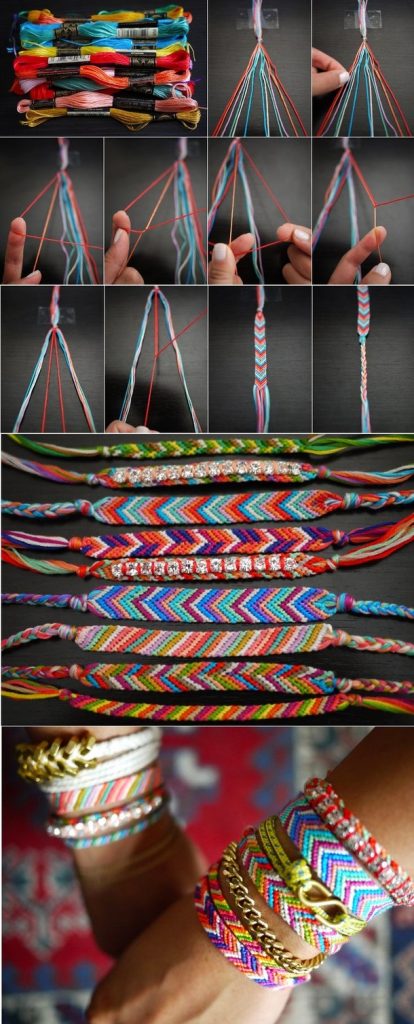 12 Super Simple Homemade Bracelet Tutorials • Picky Stitch