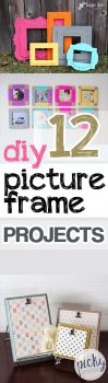 12 DIY Picture Frame Projects • Picky Stitch