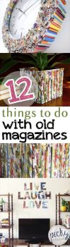 12 Things to Do With Old Magazines • Picky Stitch
