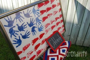 Handprint Crafts for the Fourth of July • Picky Stitch