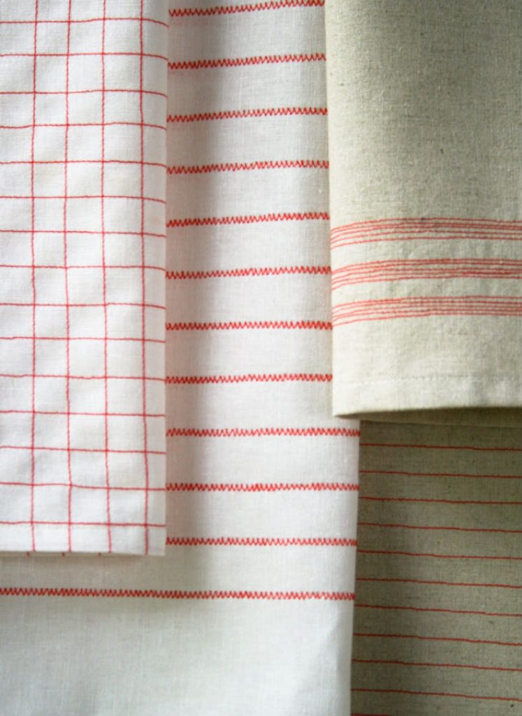 How to Dress Up Plain Tea Towels • Picky Stitch