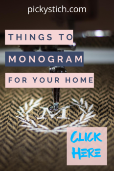 Home Decor Ideas using Monograms